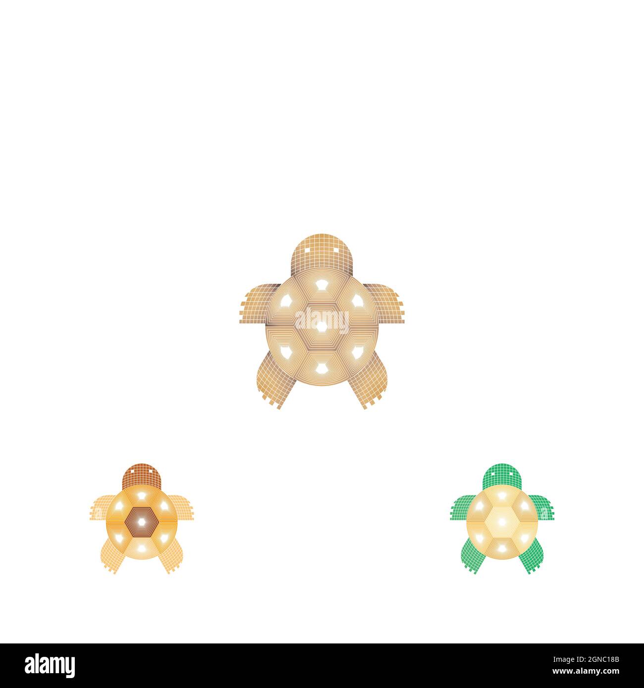 Turtle design logo vector. Turtle animal vector Stock Vector Image ...