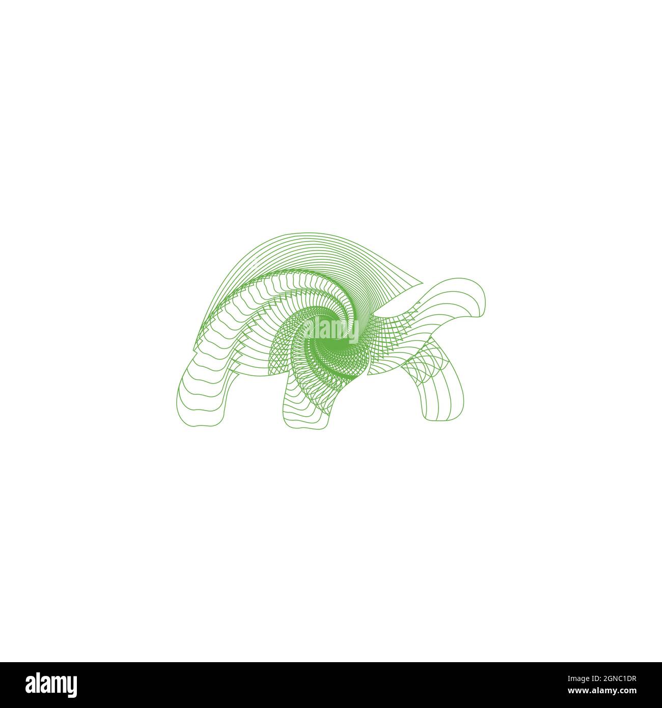 Turtle design logo vector. Turtle animal vector Stock Vector Image ...