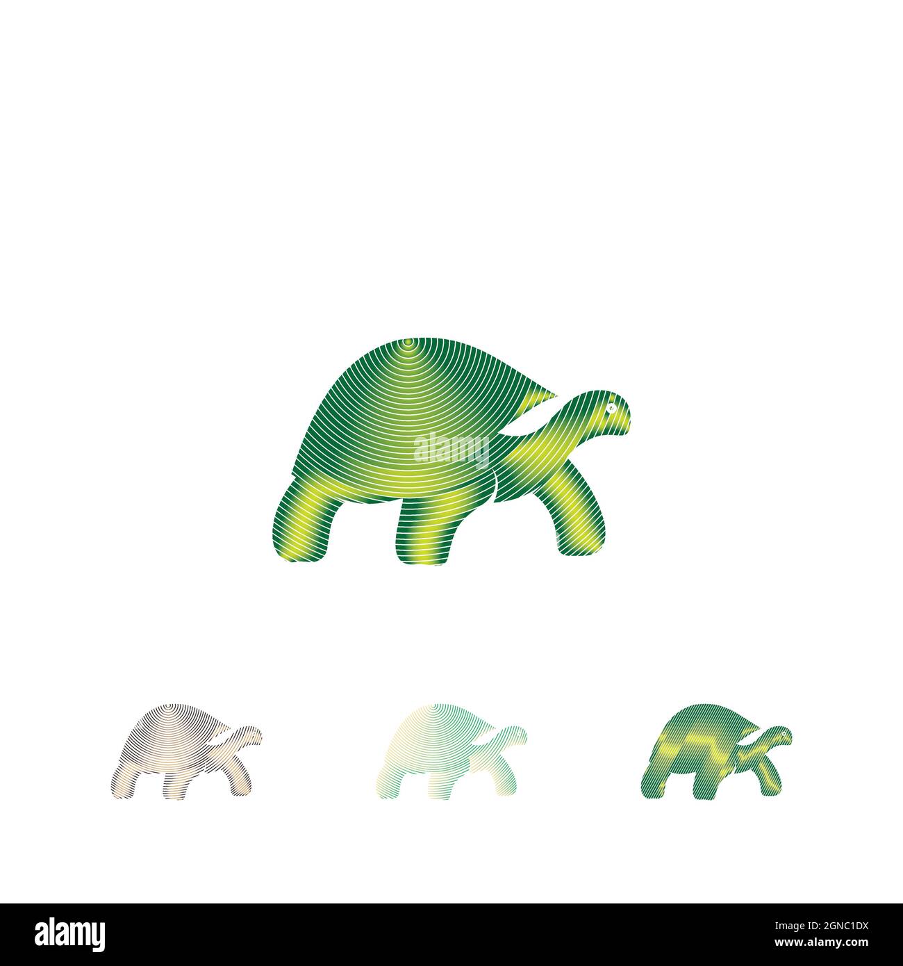 Turtle design logo vector. Turtle animal vector Stock Vector Image ...