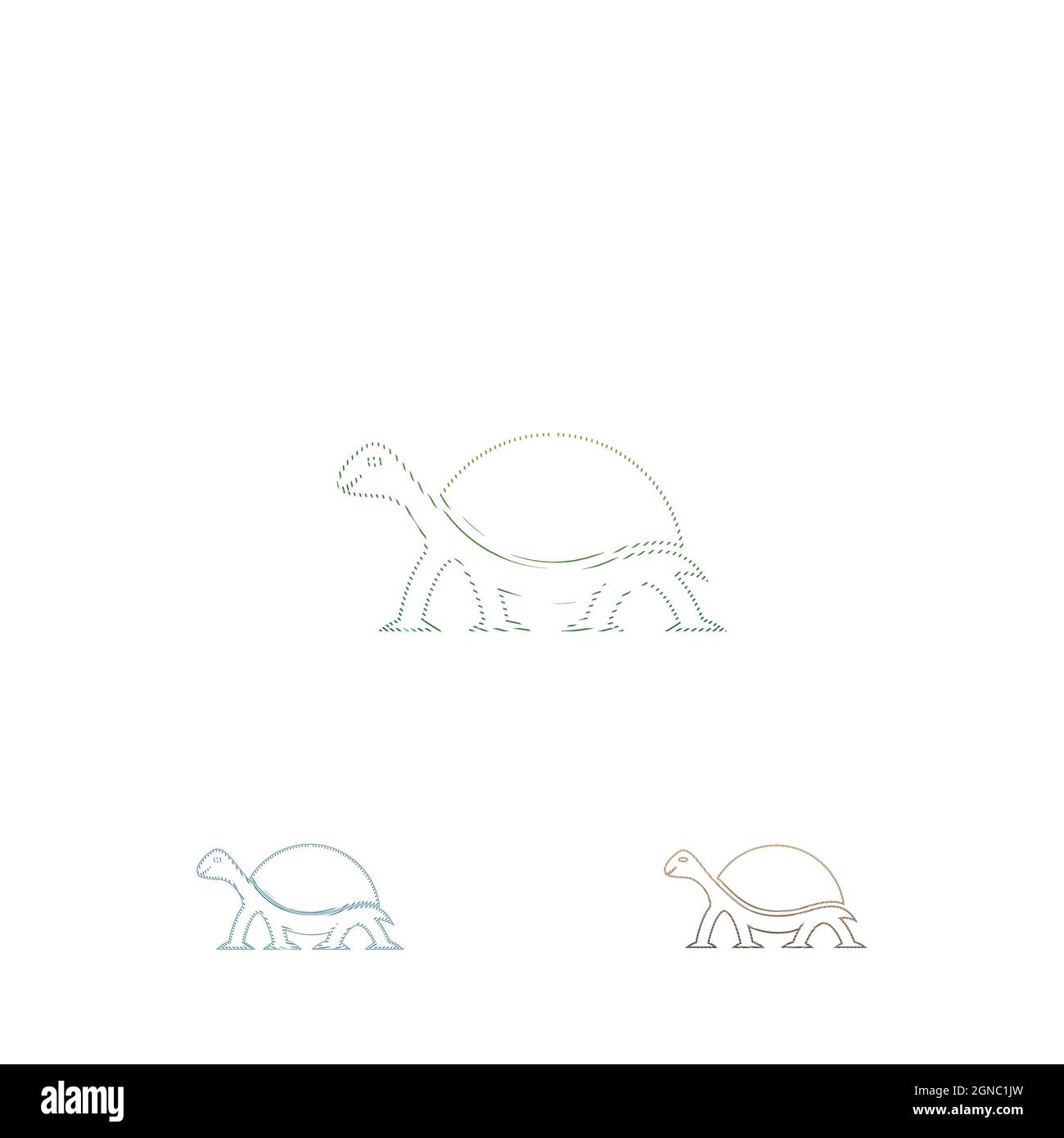 Turtle design logo vector. Turtle animal vector Stock Vector Image ...