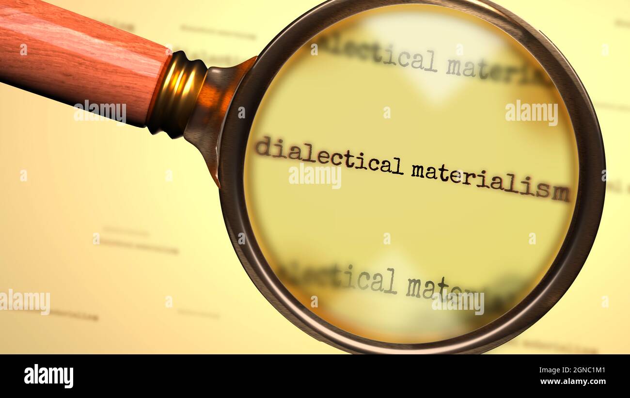 Dialectical materialism hi-res stock photography and images - Alamy