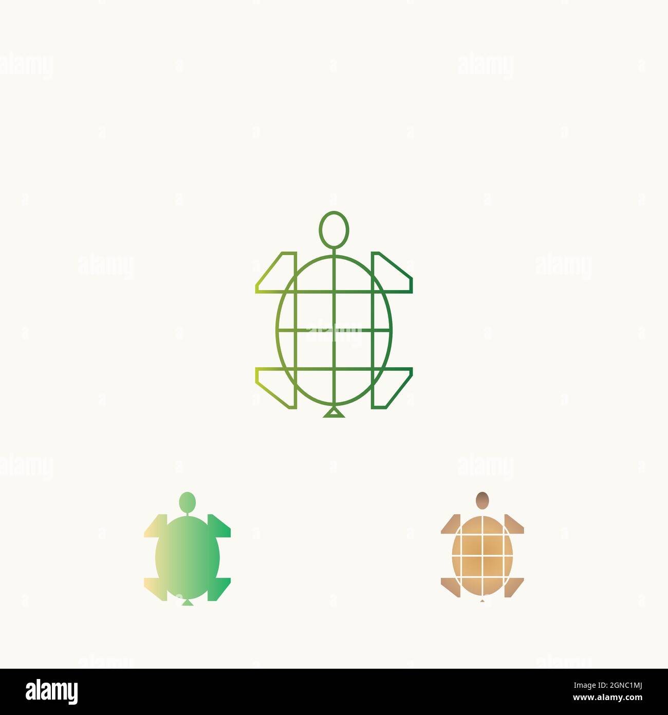 Turtle design logo vector. Turtle animal vector Stock Vector Image ...