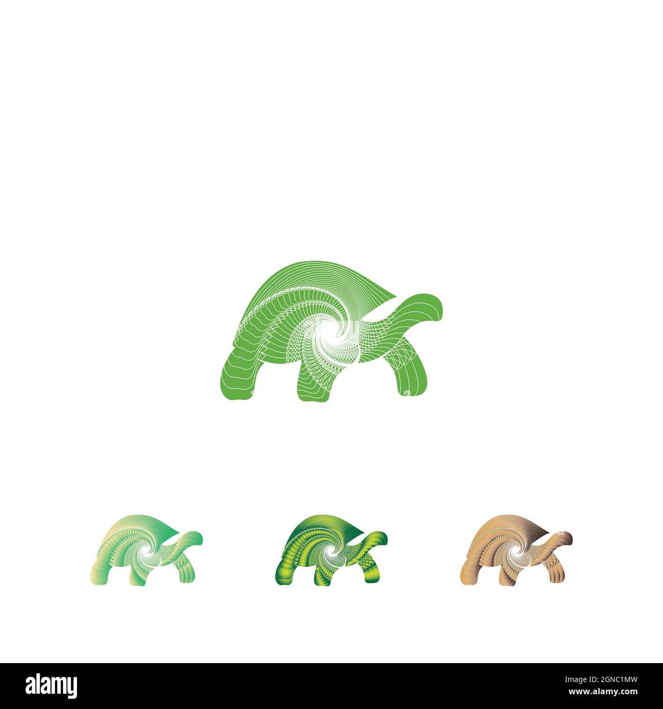 Turtle design logo vector. Turtle animal vector Stock Vector Image ...