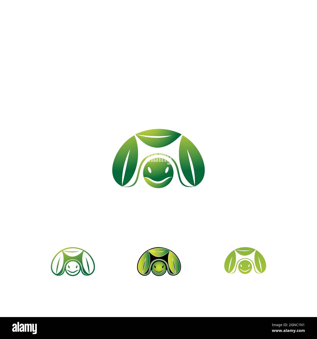 Turtle design logo vector. Turtle animal vector Stock Vector Image ...