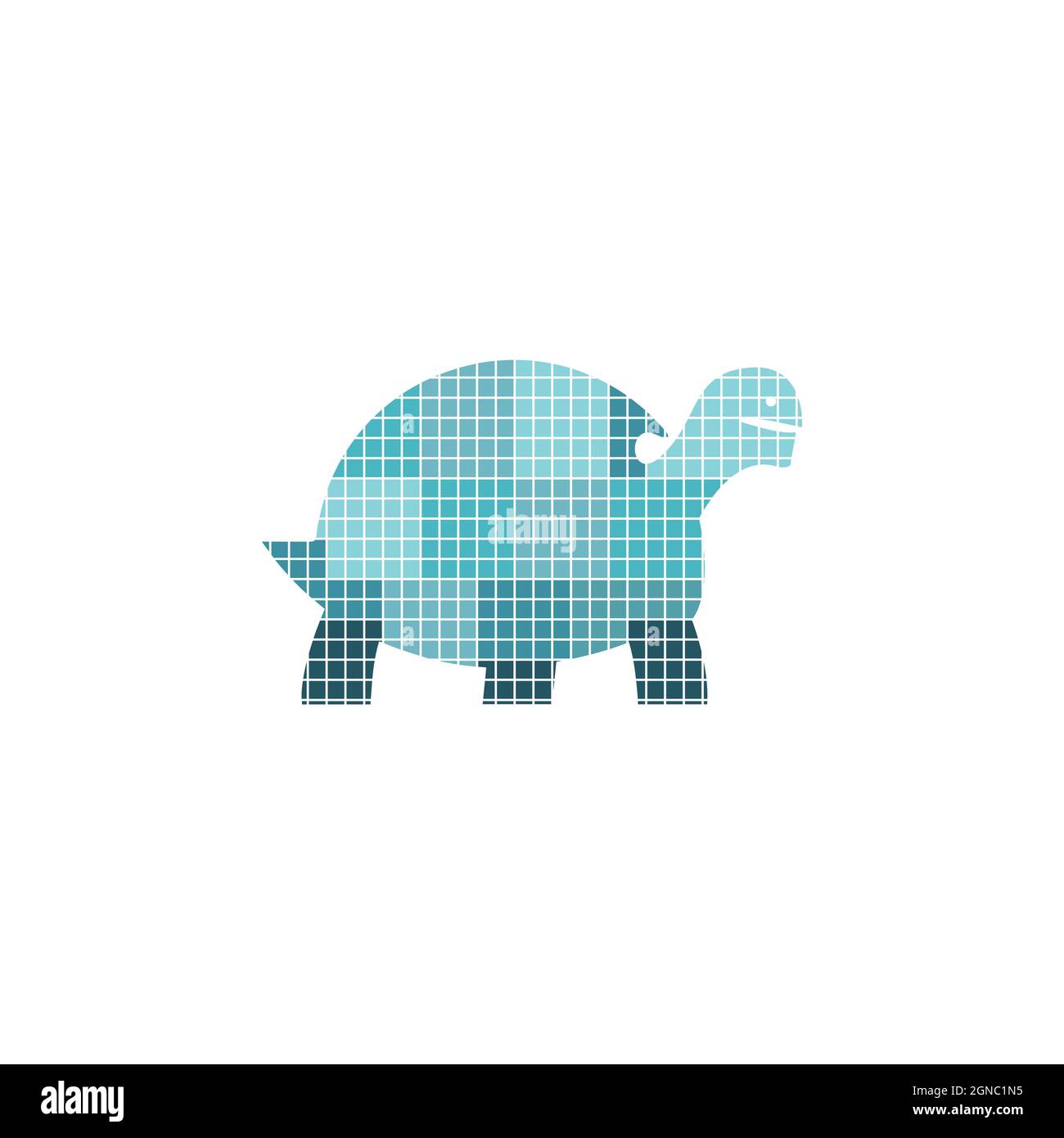 Turtle design logo vector. Turtle animal vector Stock Vector Image ...