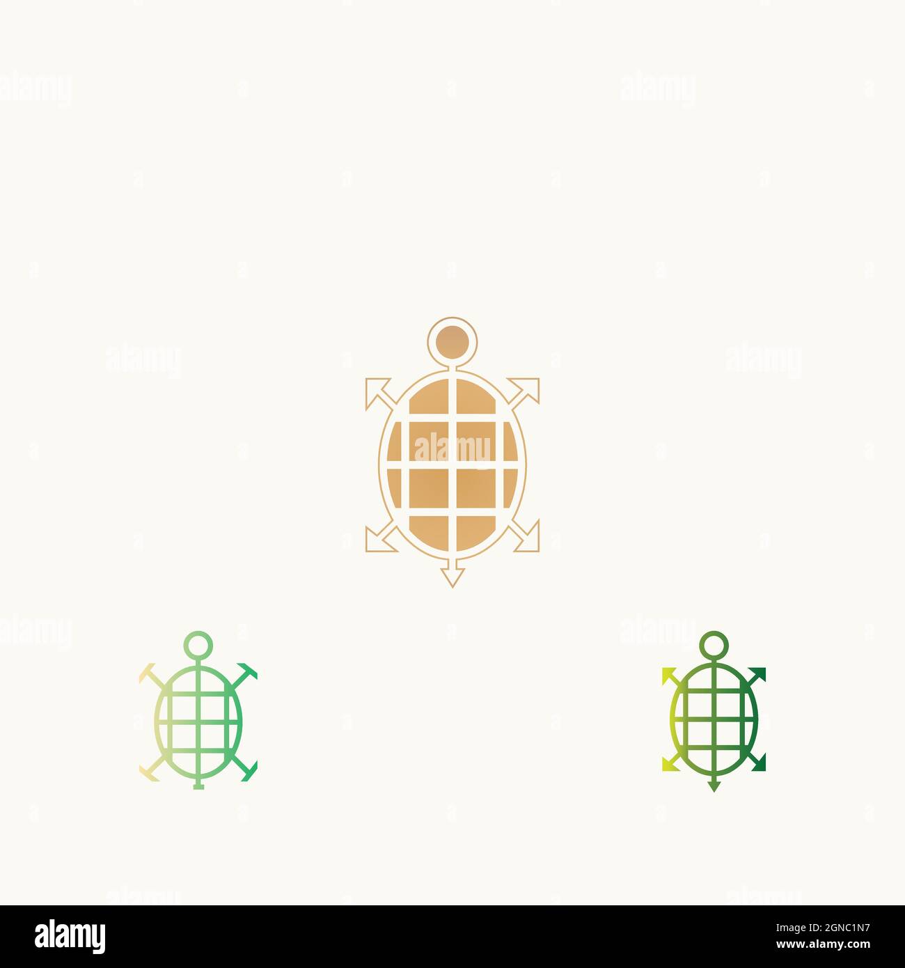 Turtle design logo vector. Turtle animal vector Stock Vector Image ...