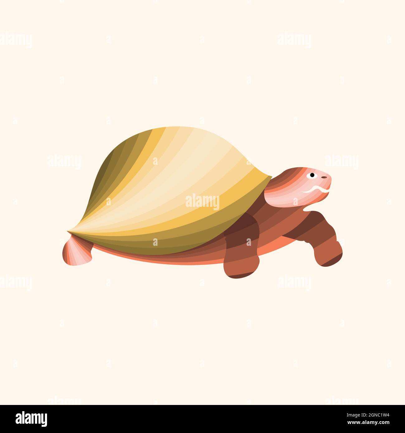 Turtle design logo vector. Turtle animal vector Stock Vector Image ...