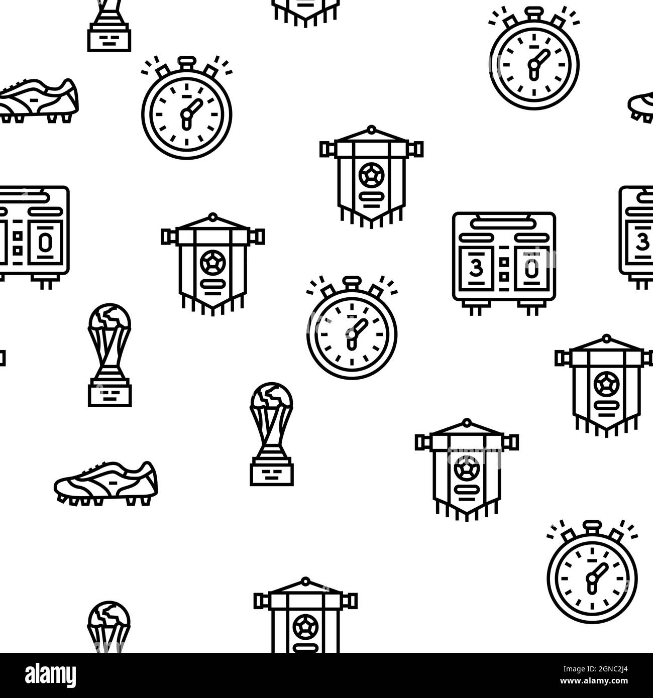 Soccer scoreboard pattern vector hi-res stock photography and images ...