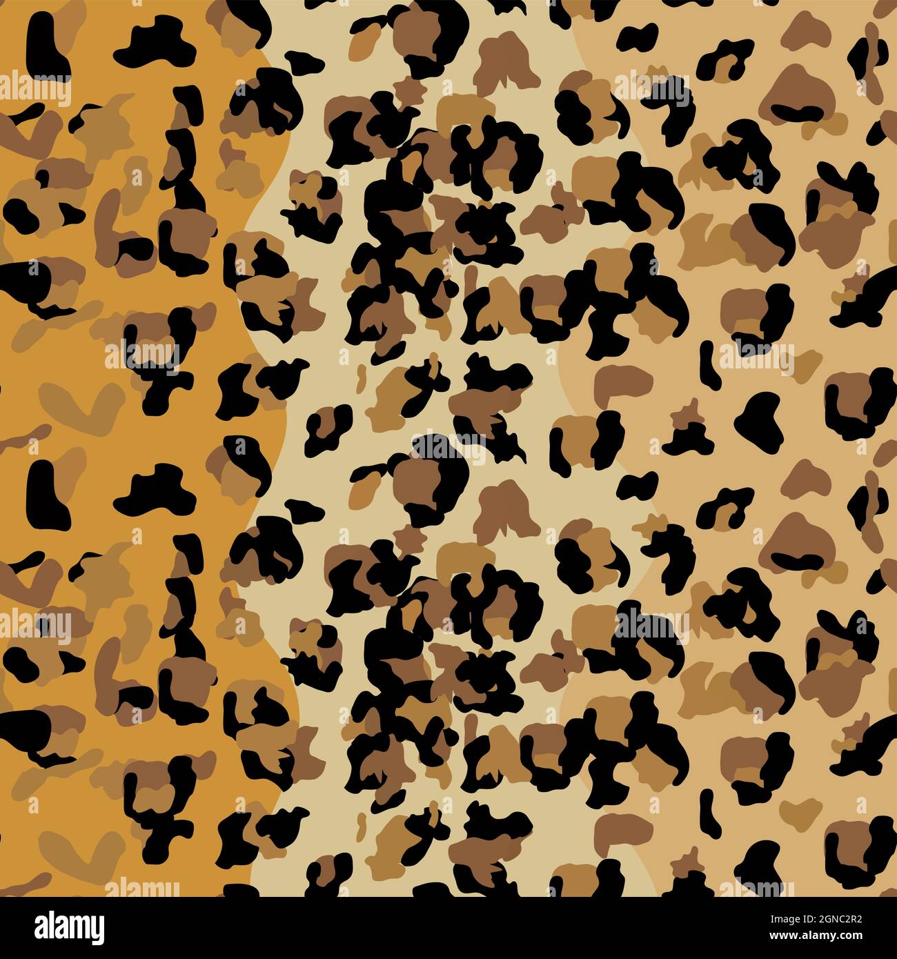Fashionable Leopard Seamless Pattern. Stylized Spotted Leopard Skin ...