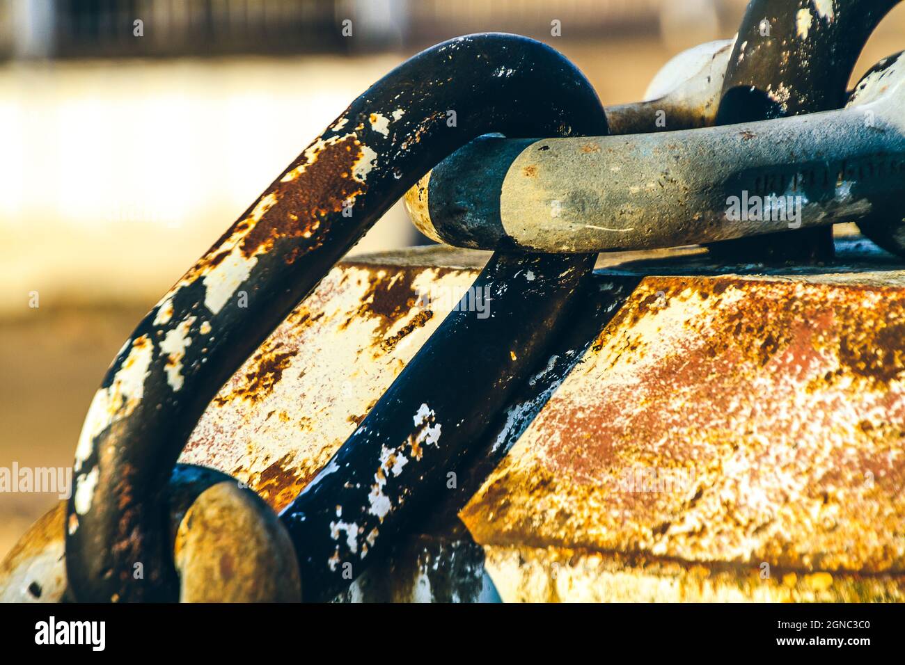 Old rusty chain texture Stock Photo - Alamy