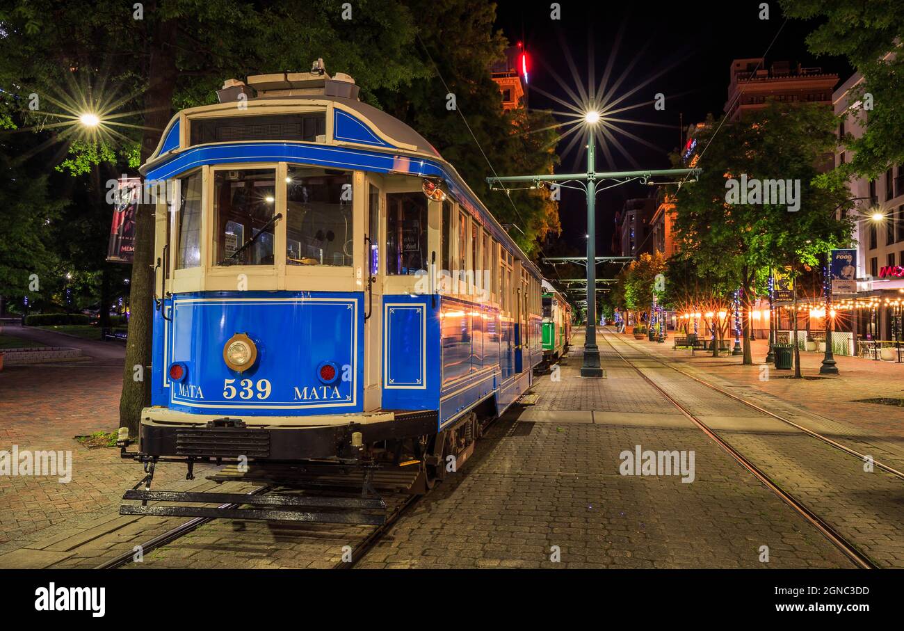 Memphis trolley hi-res stock photography and images - Alamy