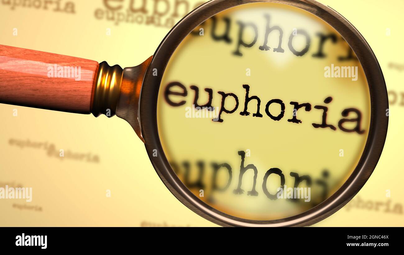 Euphoria text hi-res stock photography and images - Alamy