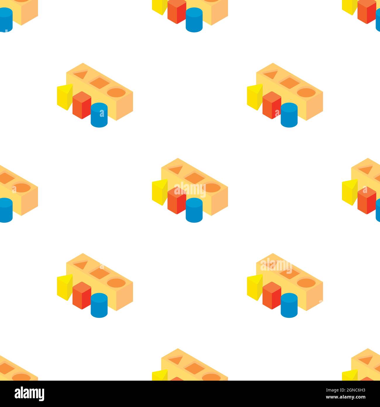 Different toy blocks pattern seamless background texture repeat ...