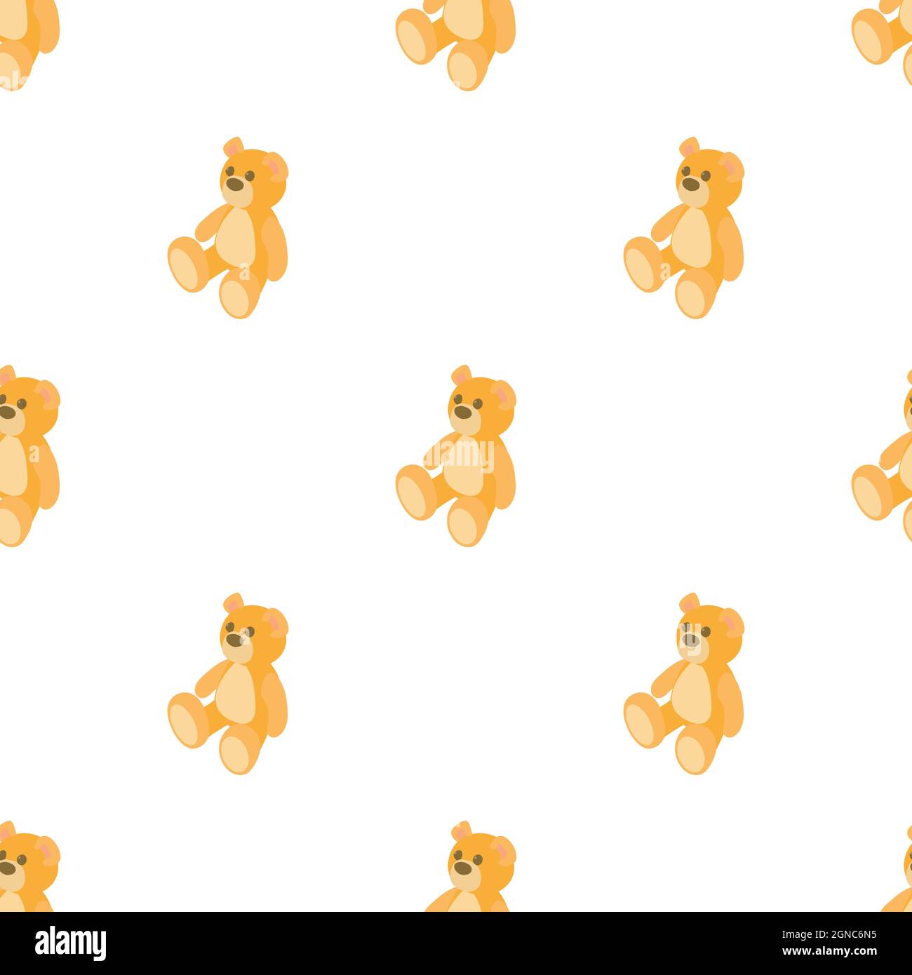 Teddy Bear Pattern Wallpaper