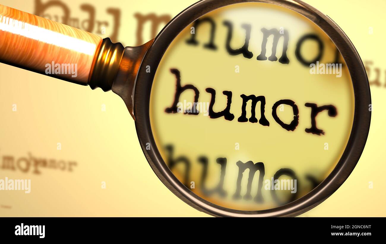 Humor word hi-res stock photography and images - Alamy