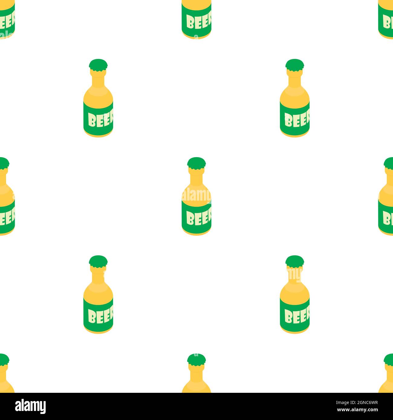 Bottle of beer pattern seamless background texture repeat wallpaper ...