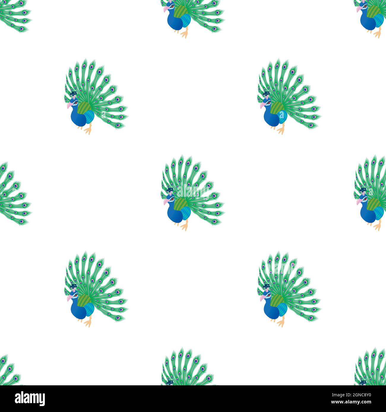 Peacock pattern seamless background texture repeat wallpaper geometric ...