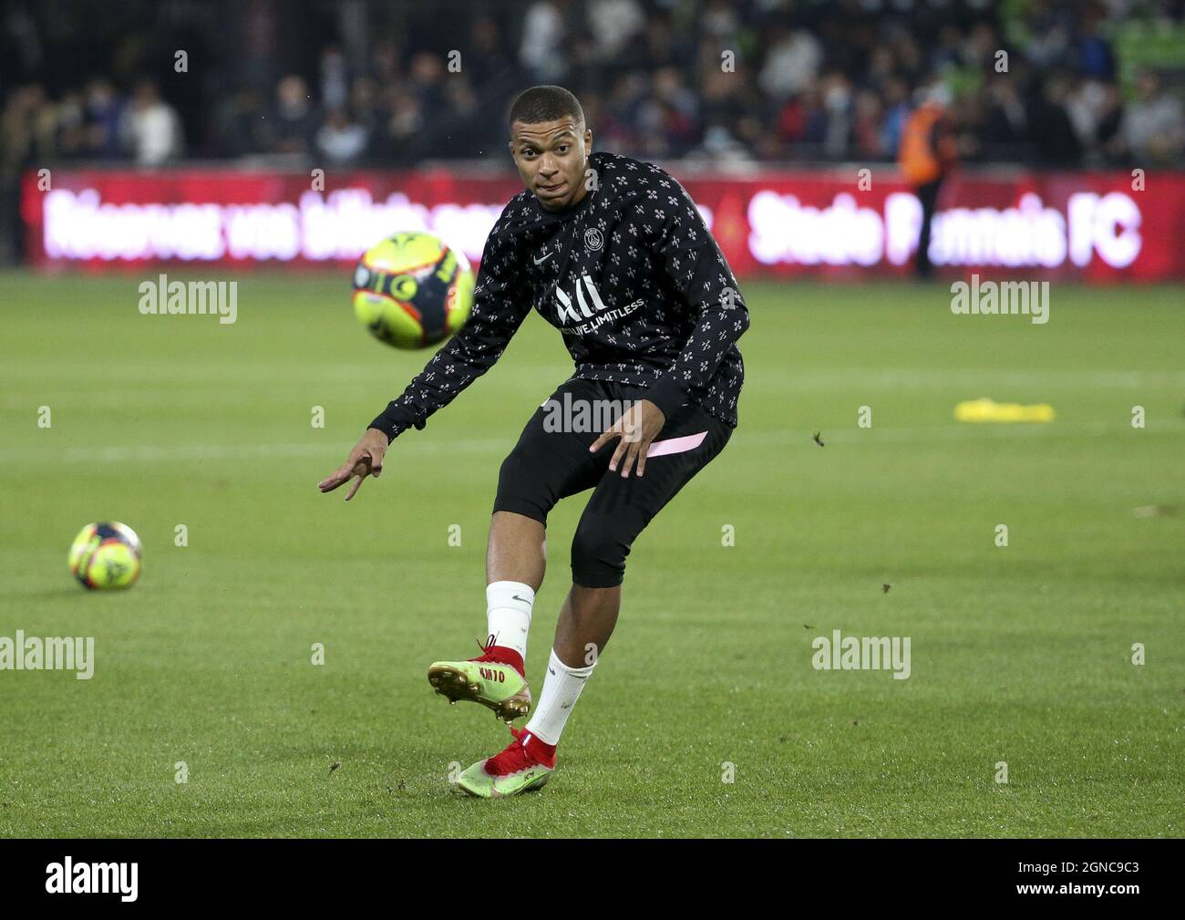 Kylian Mbappe of PSG during the French championship Ligue 1 football ...