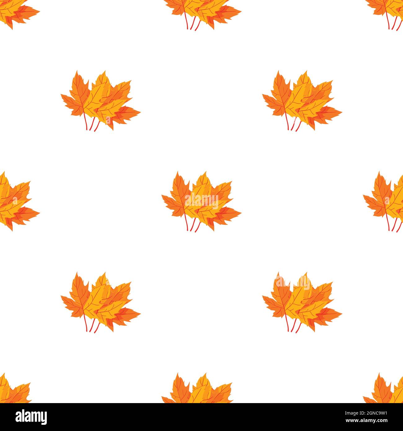 Autumn leaves pattern seamless background texture repeat wallpaper ...