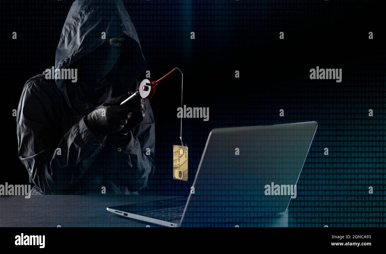 Man fishing using laptop on hi-res stock photography and images - Alamy