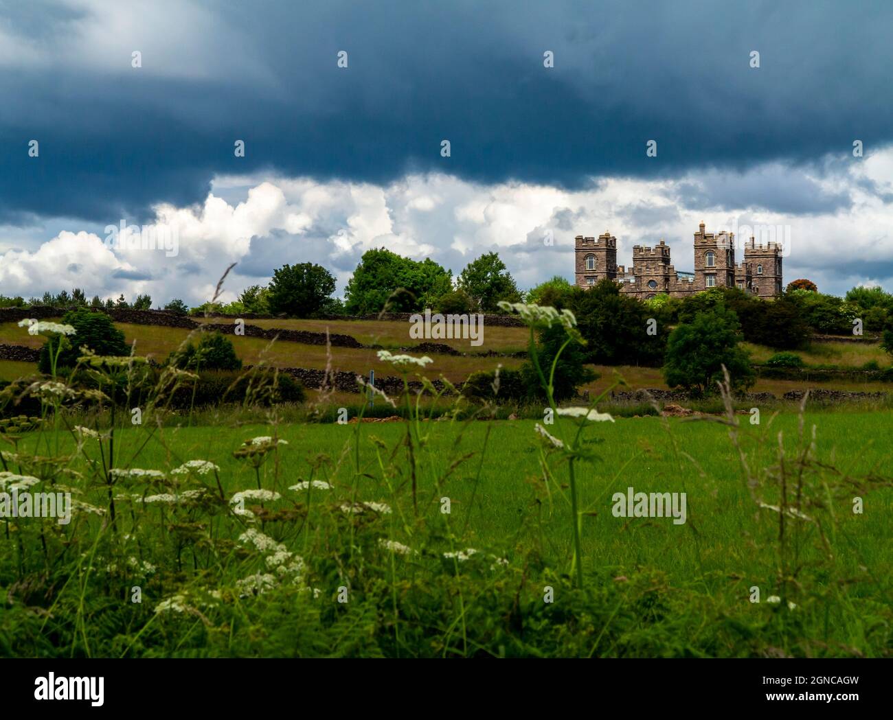 Riber Castle near Matlock in the Derbyshire Peak District England UK ...