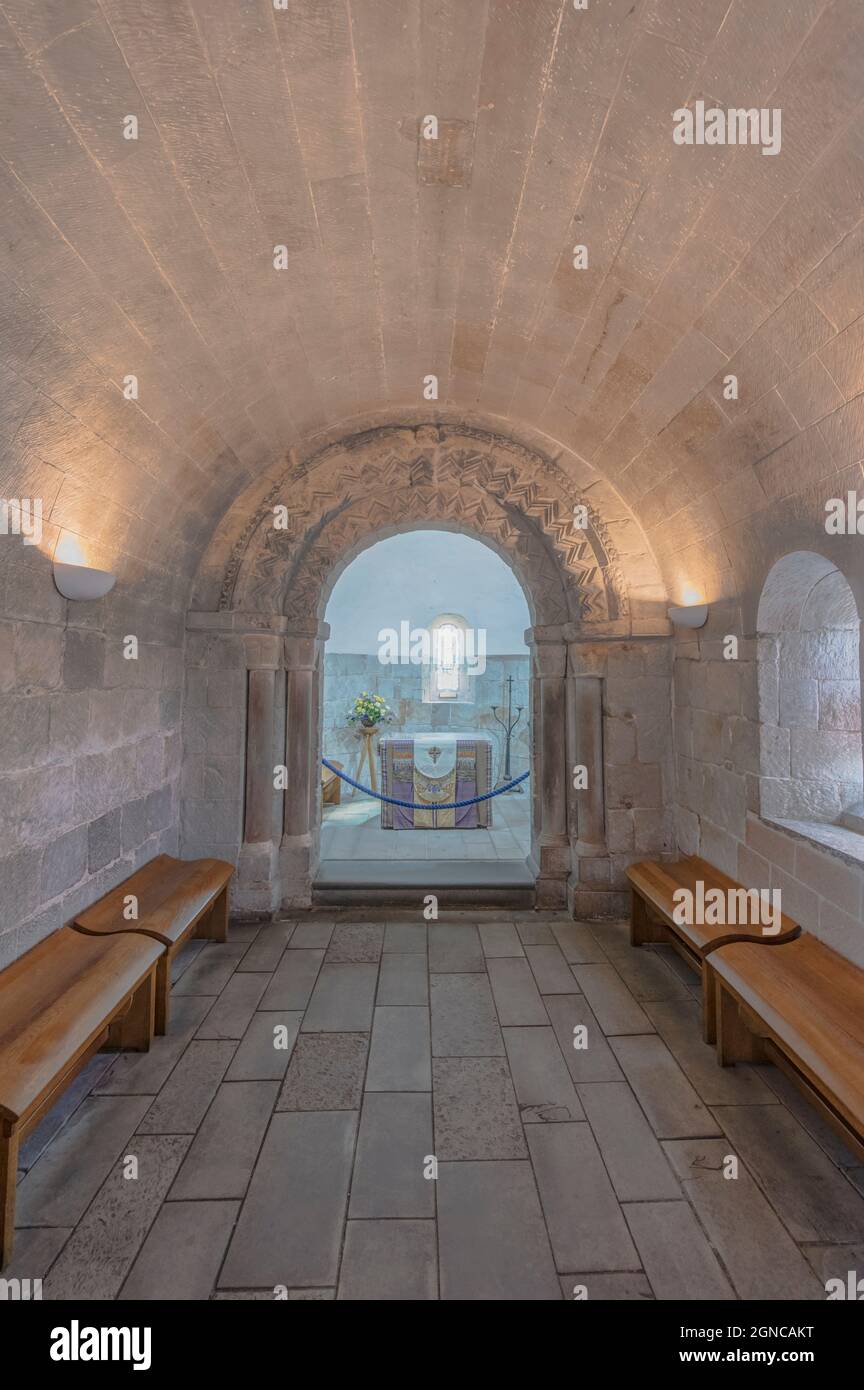 Vault in St Margaret's Chapel Edinburgh Stock Photo - Alamy