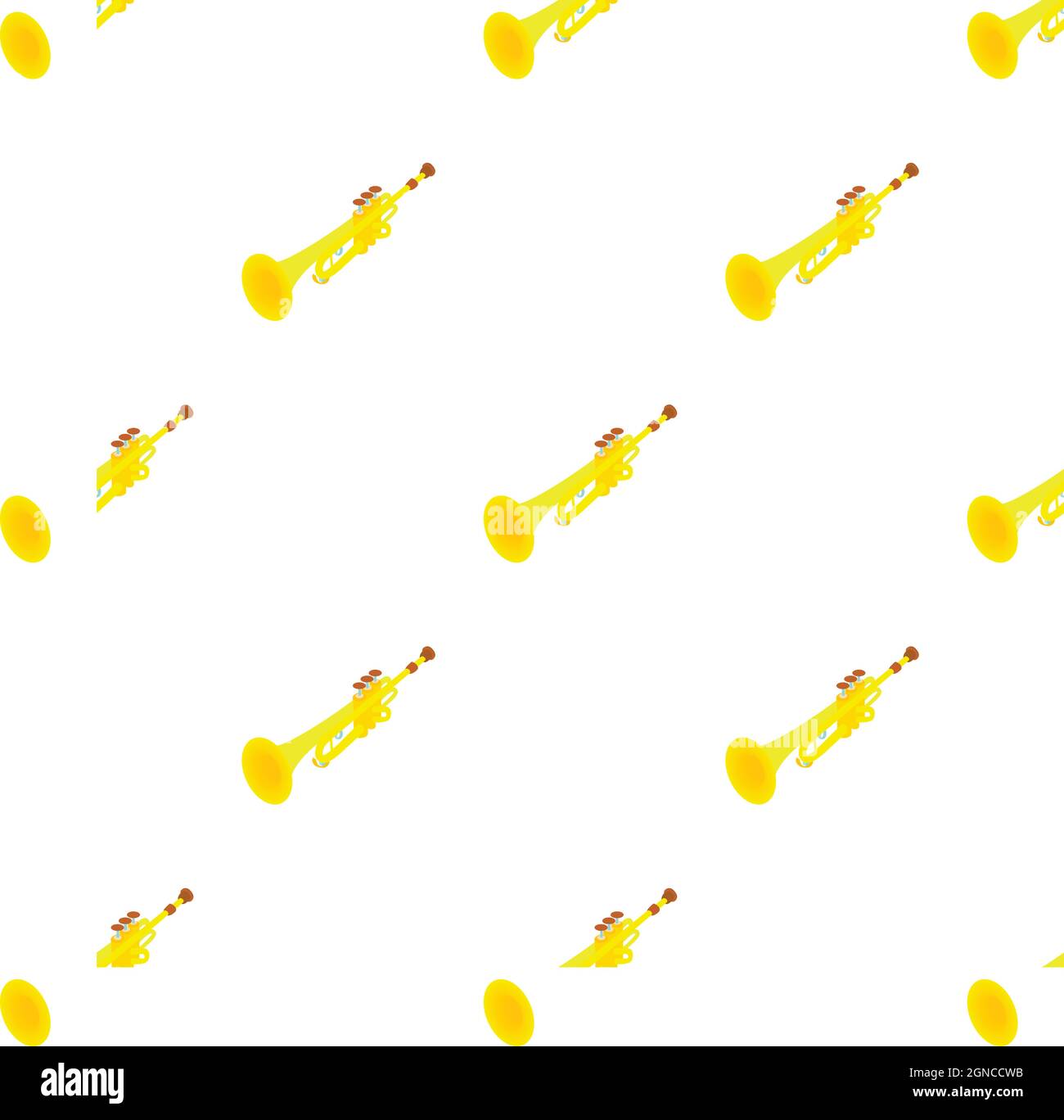 Trumpet pattern seamless background texture repeat wallpaper geometric ...