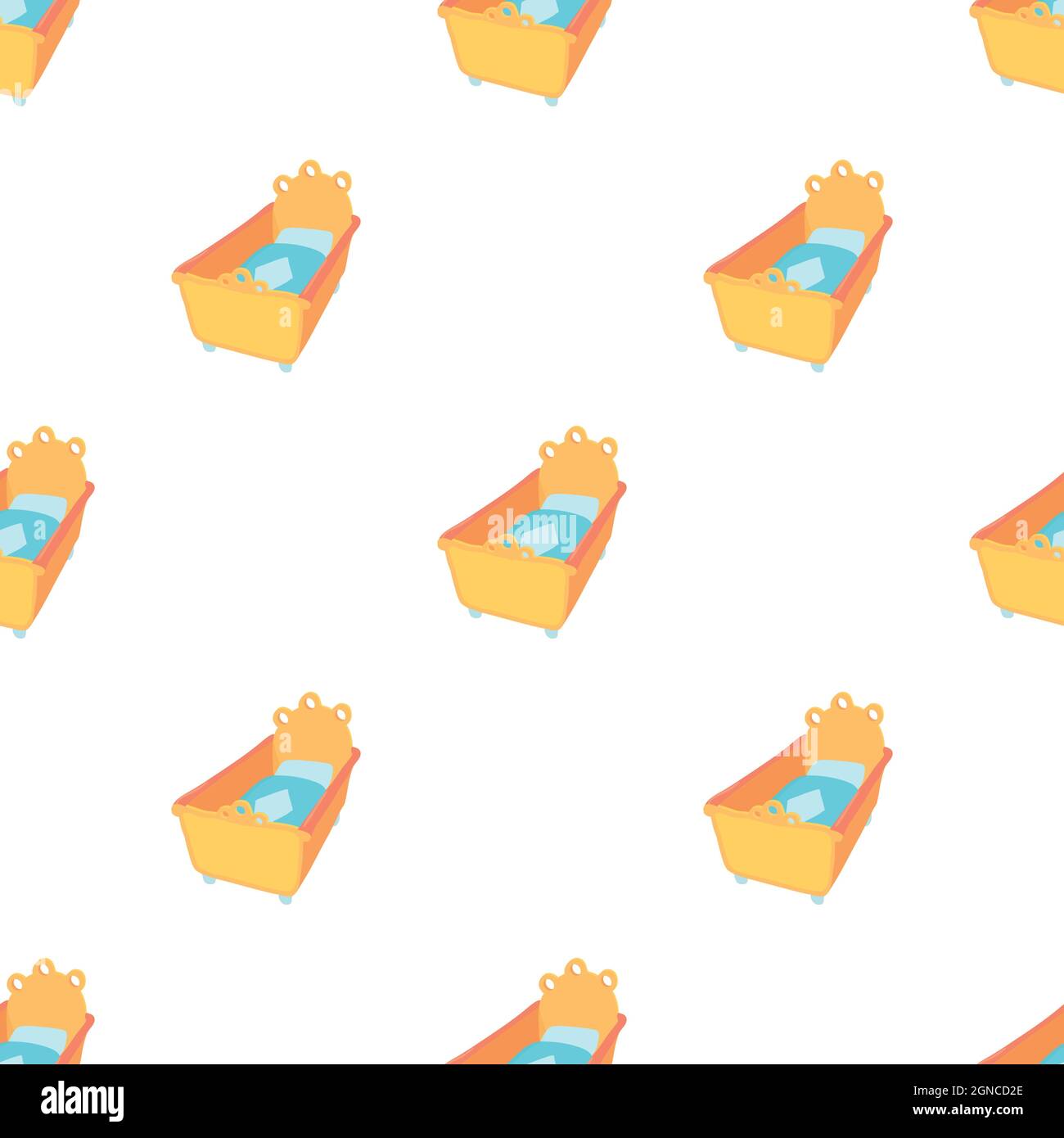 Baby bed pattern seamless background texture repeat wallpaper geometric ...