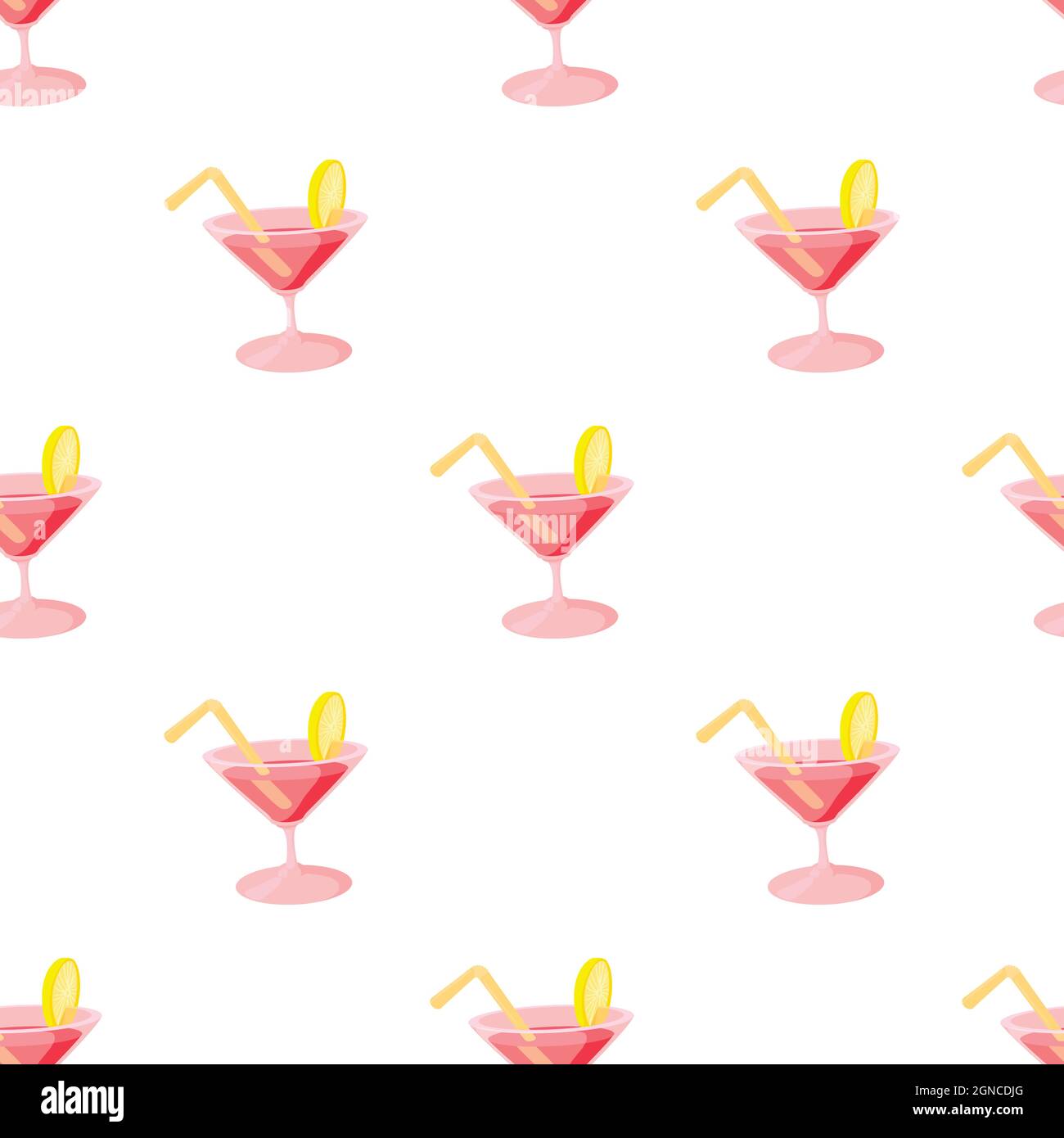Cocktail pattern seamless background texture repeat wallpaper geometric ...