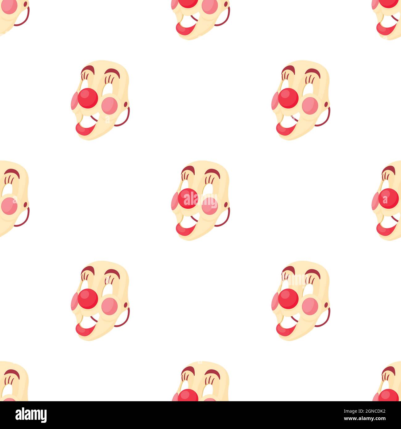 Clown mask pattern seamless background texture repeat wallpaper ...