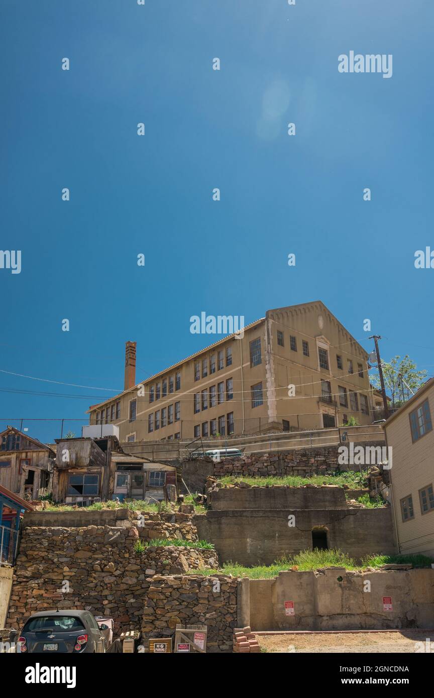 Old building in Jerome, Arizona, a historic mining town Stock Photo - Alamy