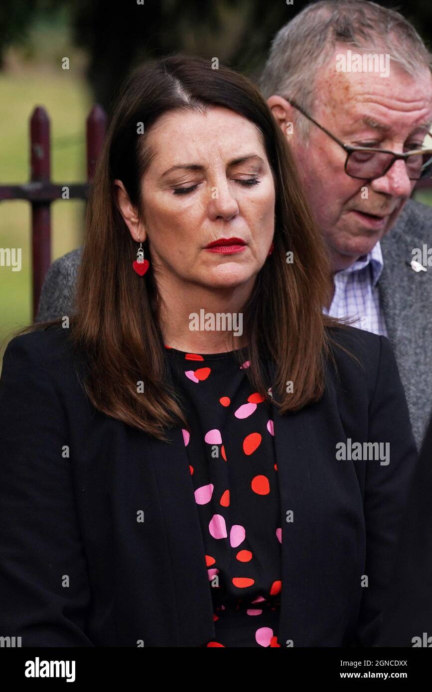 Amanda Stephens, the mother of Olly Stephens, outside Reading Crown ...