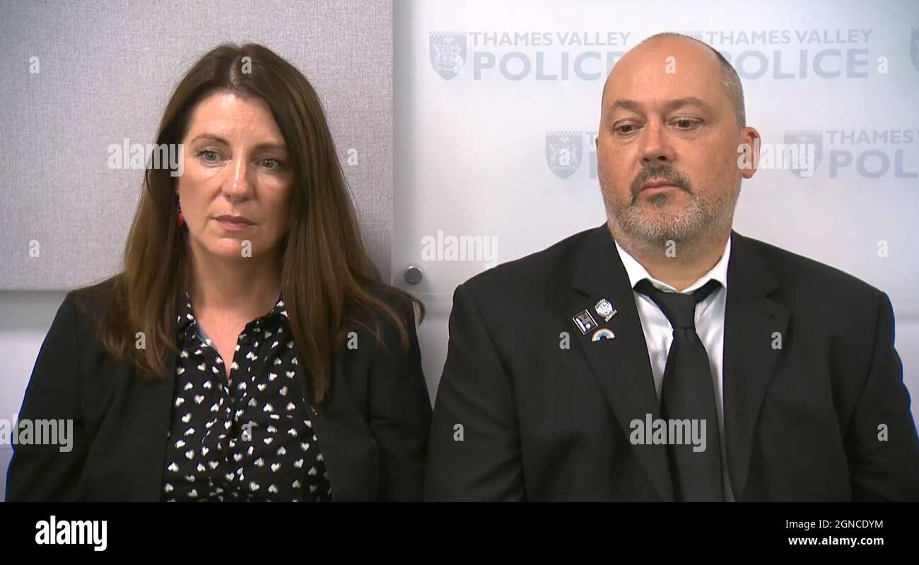 Undated screengrab from the pooled TV interview by ITV with the parents ...