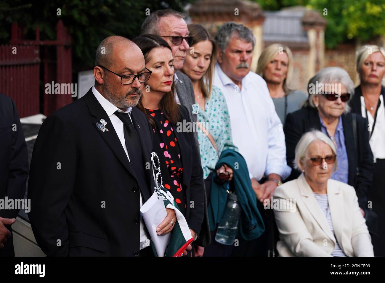 Stuart and Amanda Stephens, the parents of Olly Stephens, outside ...
