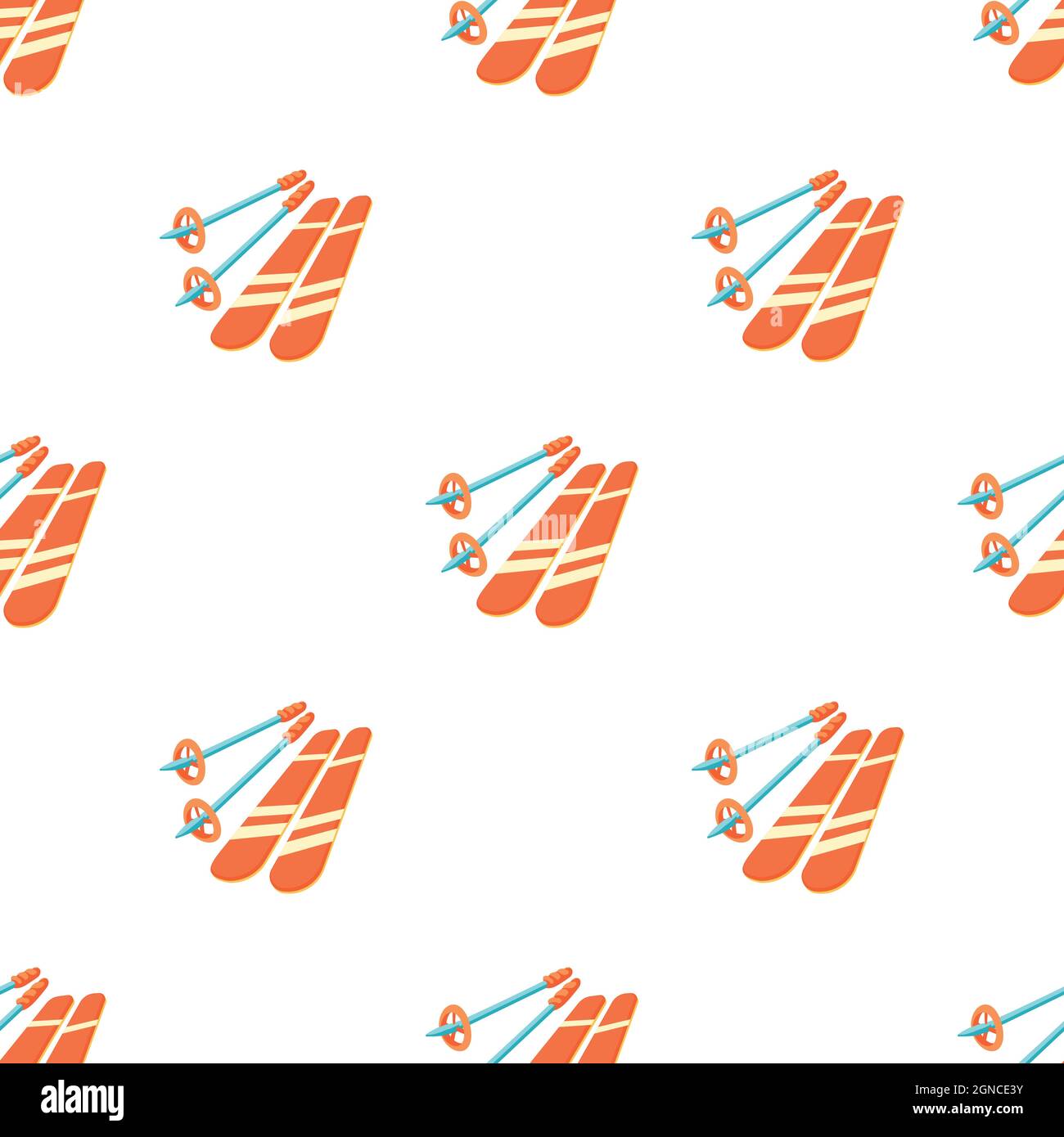 Skiing pattern seamless background texture repeat wallpaper geometric ...