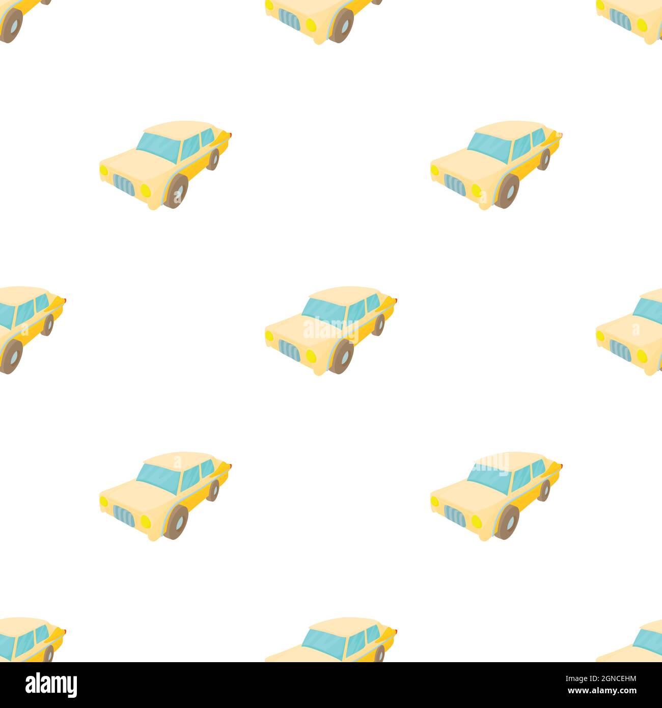 Car Pattern Seamless Background Texture Repeat Wallpaper Geometric Vector Stock Vector Image