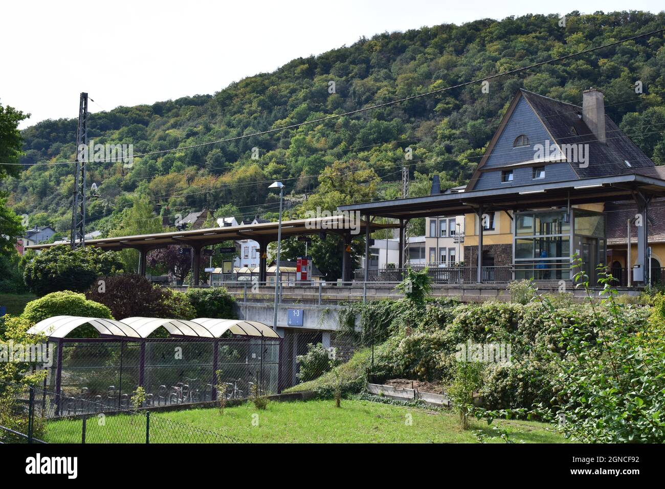 train station Karden Stock Photo - Alamy