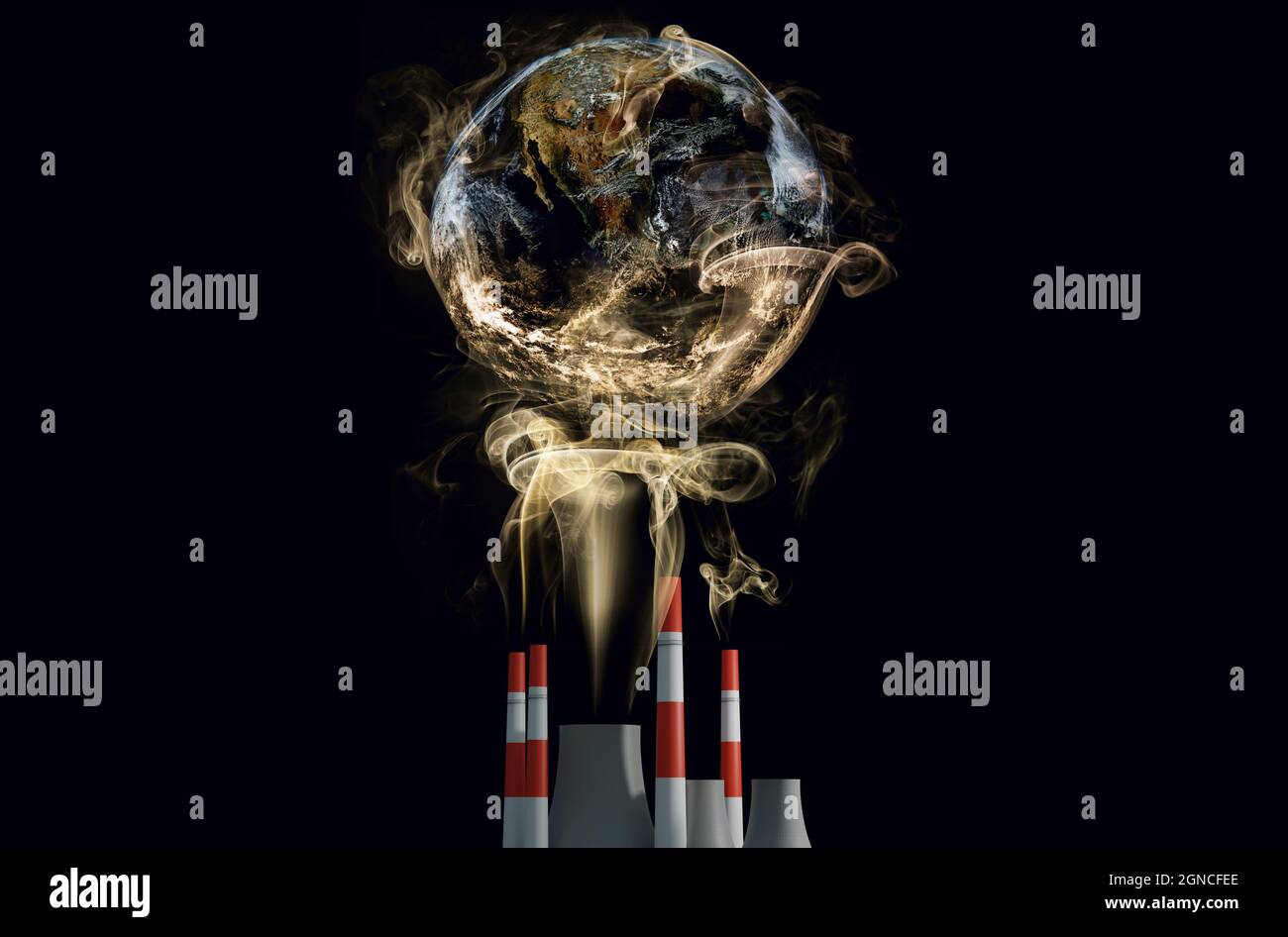 climate change and global warming effect, fossil fuels burned for ...