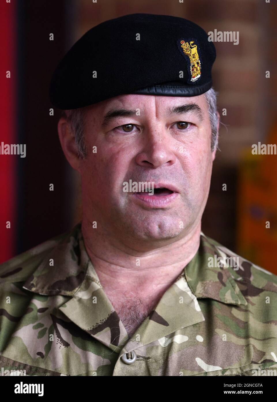 Colonel Anthony Phillips Deputy Joint Military Command Scotland speaks ...