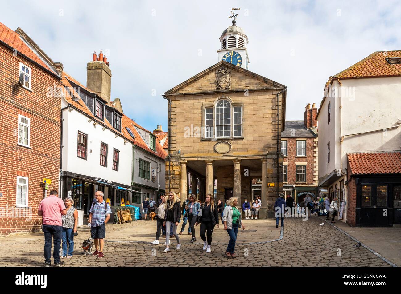 Old own hall and market place, also known as the John Pienernell Arch ...