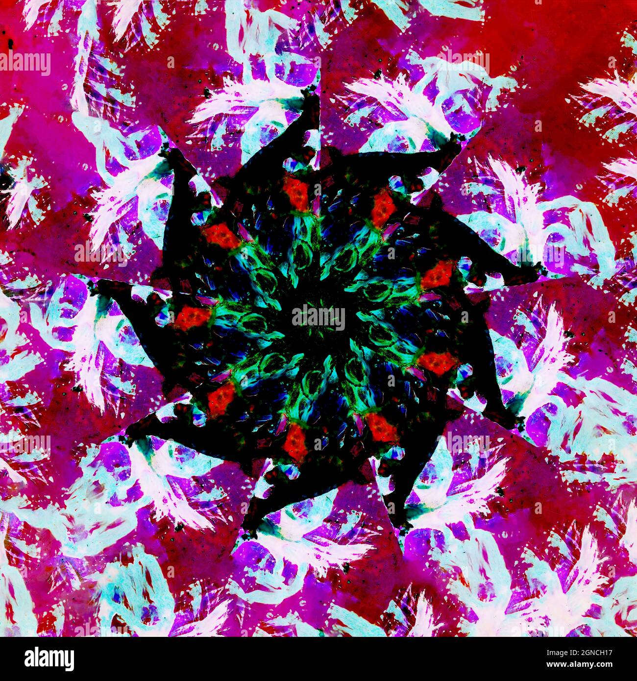 STP Screen Transfer Process - 311 - Neural Net 1 6 Mandala Stock Photo ...