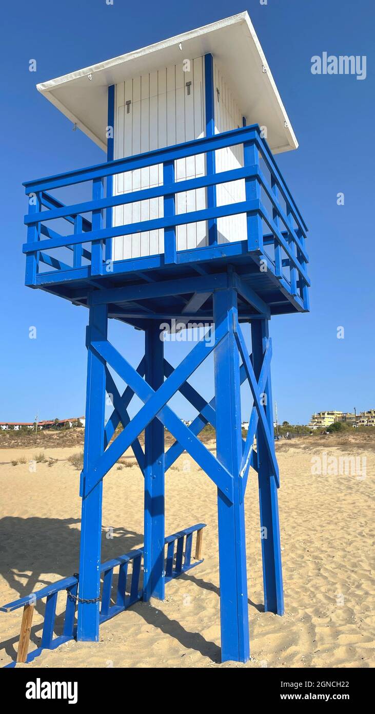 Baywatch tower, Isla Cristina Stock Photo - Alamy