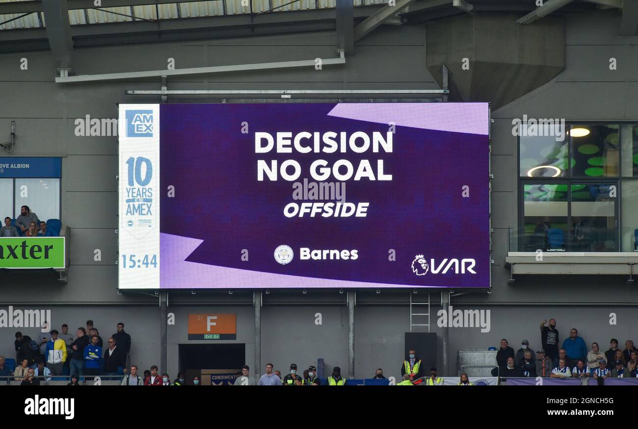 Var offside decision hi-res stock photography and images - Alamy