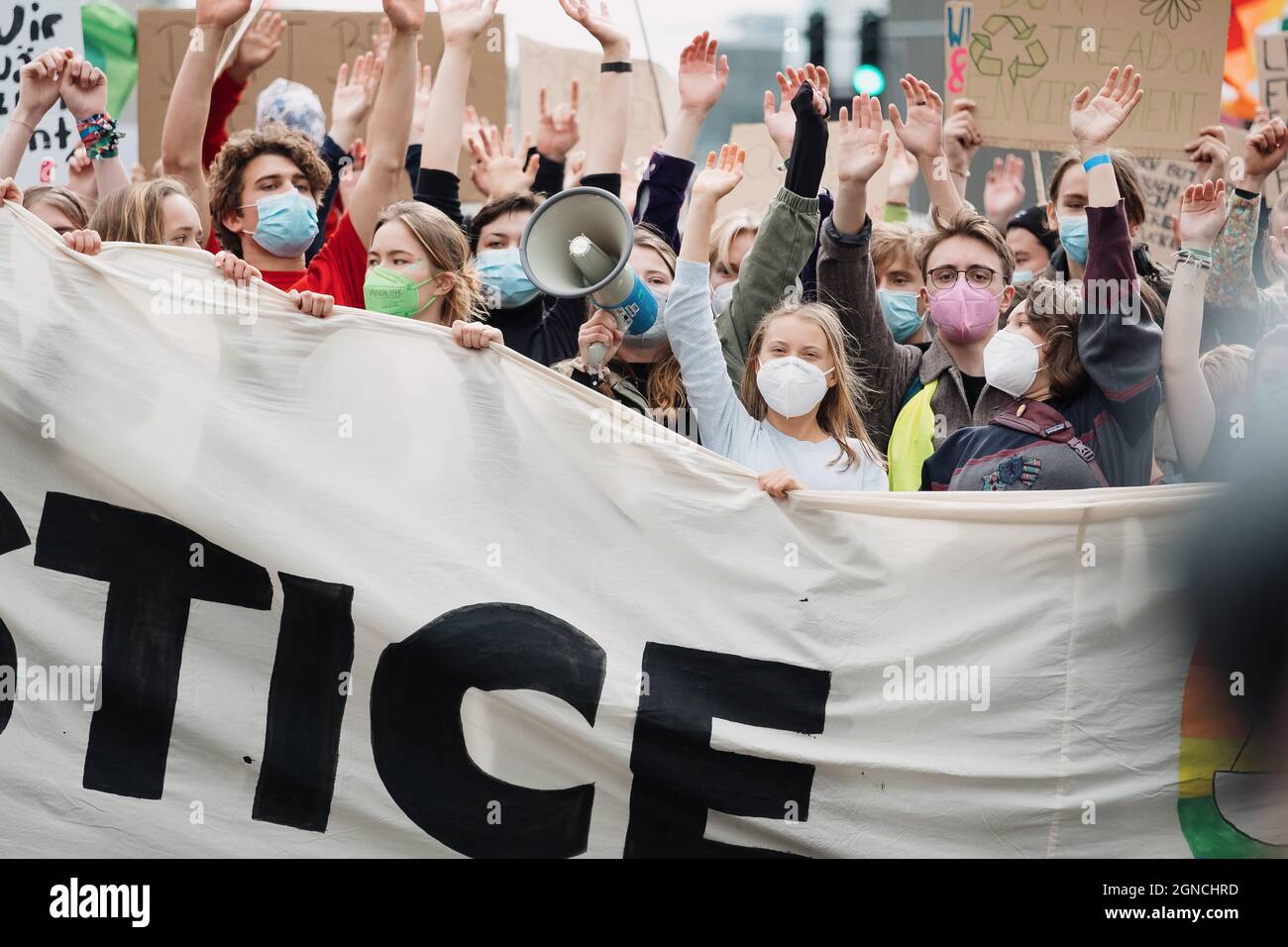 Greta thunberg berlin 2021 hi-res stock photography and images - Alamy