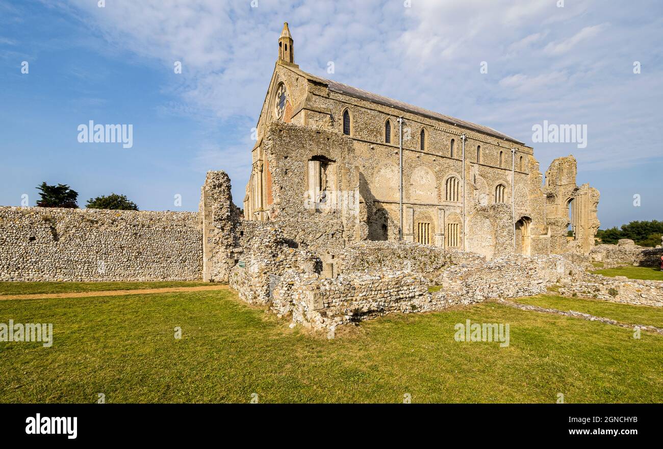 Binham Priory ruins in Norfolk, England Stock Photo - Alamy