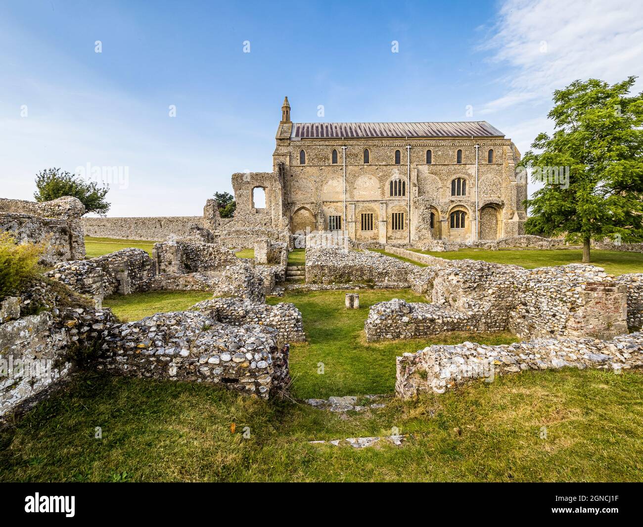 Binham Priory ruins in Norfolk, England Stock Photo - Alamy