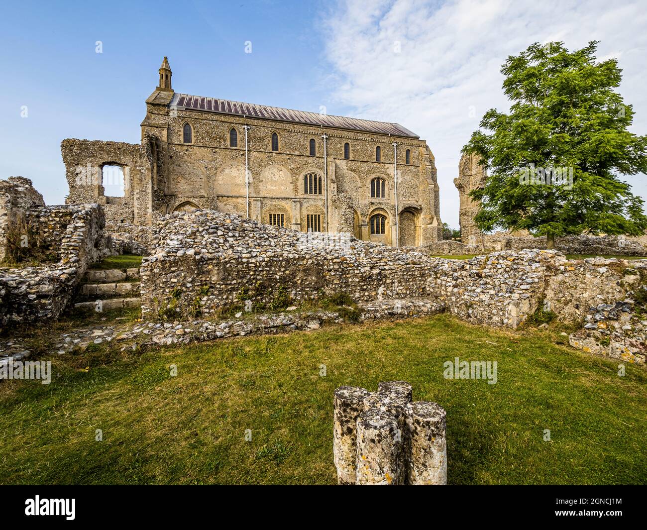 Binham Priory ruins in Norfolk, England Stock Photo - Alamy