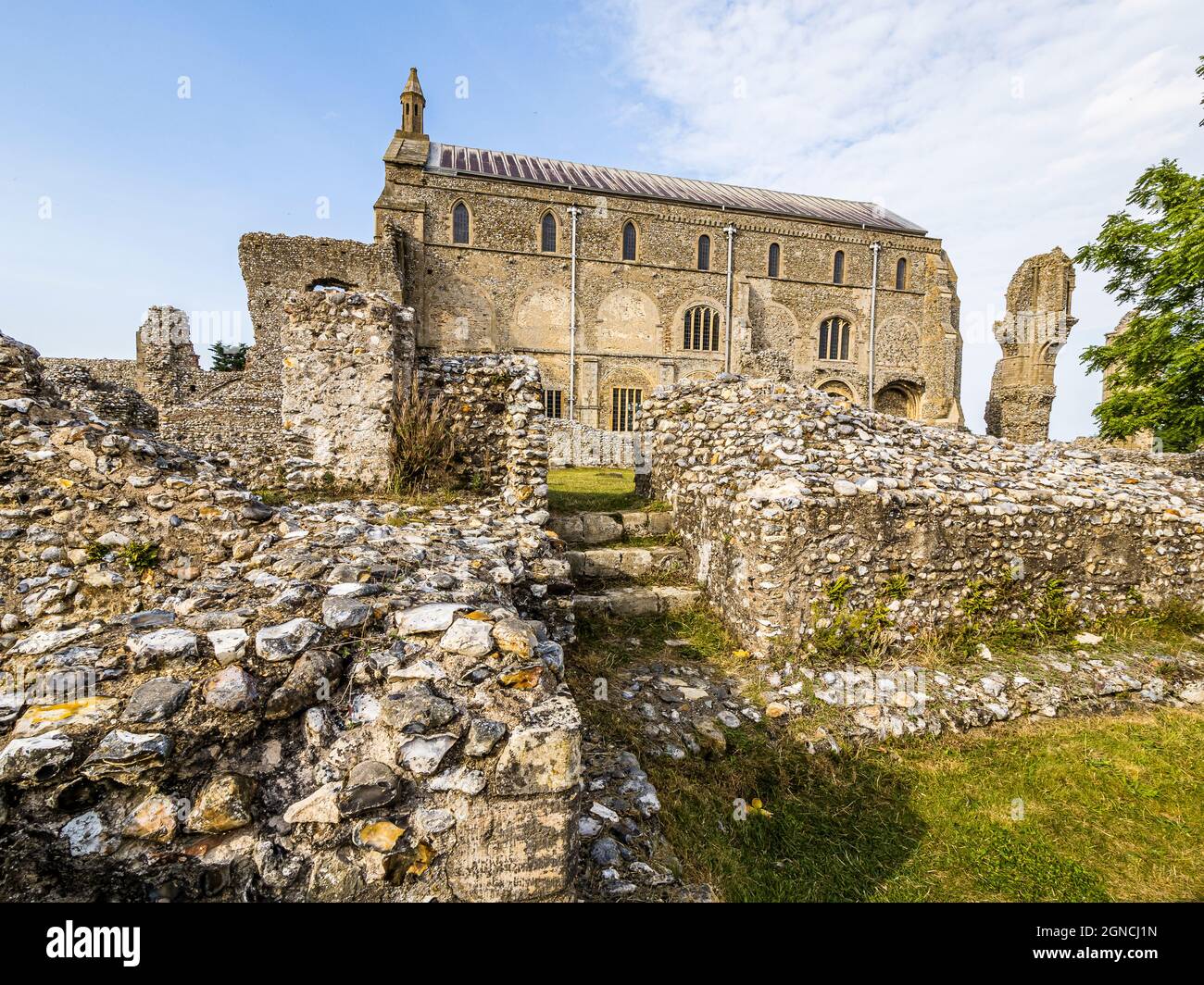 Binham Priory ruins in Norfolk, England Stock Photo - Alamy