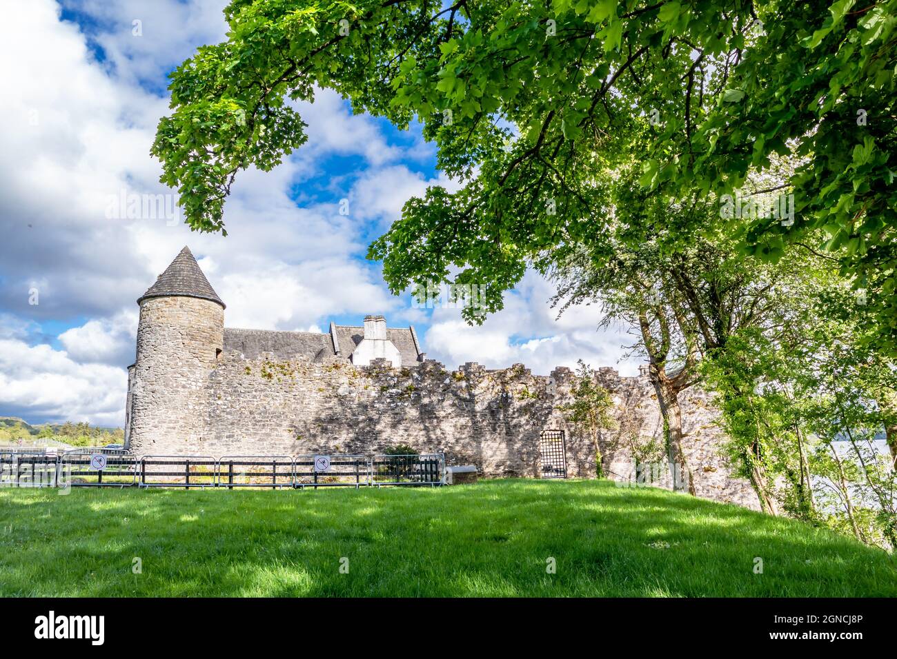Parke's Castle in County Leitrim was once the home of English planter ...