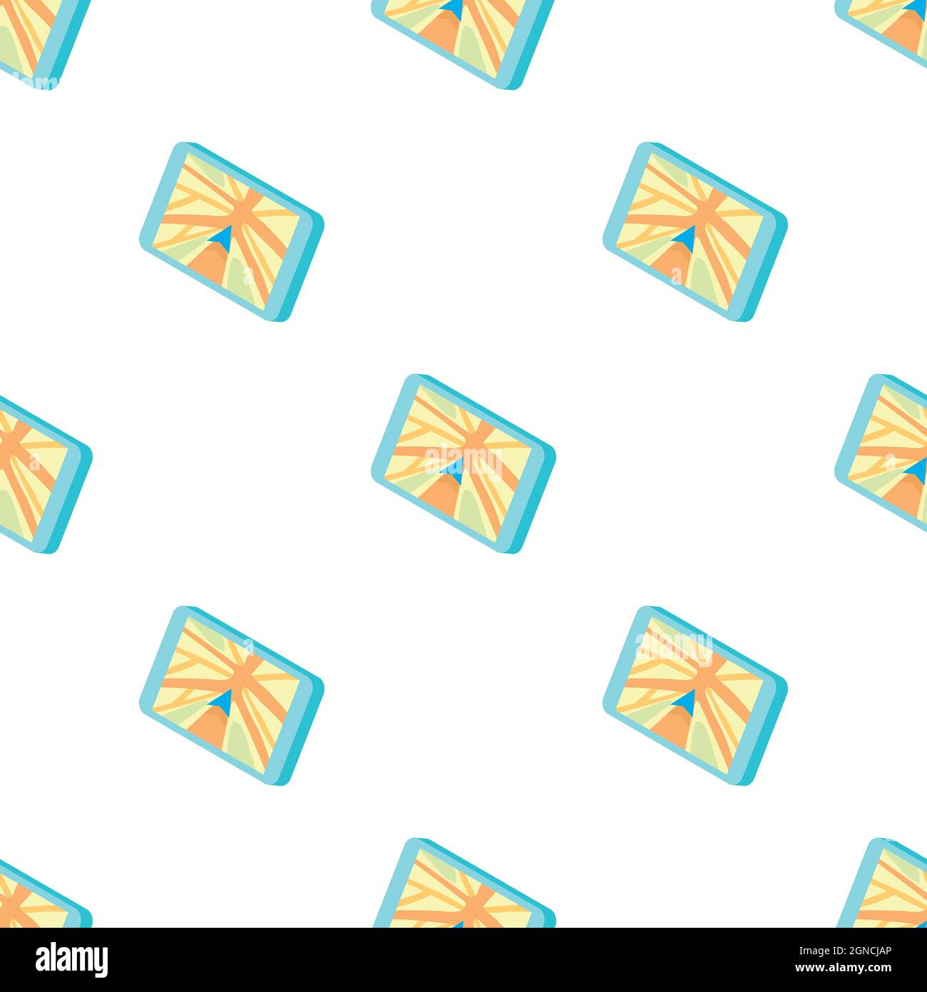 Map on tablet pattern seamless background texture repeat wallpaper ...